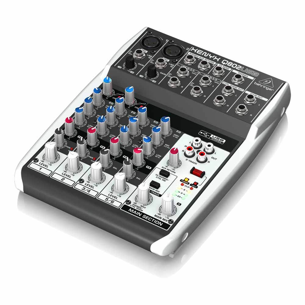 Микшерный пульт Behringer Xenyx Q802USB (арт.Q802USB) Купить по цене 57 ...