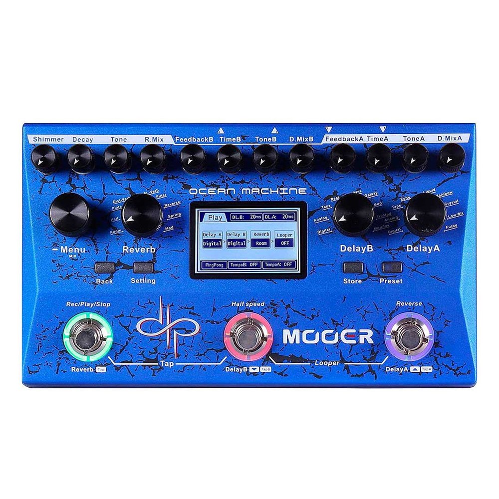 Гитарный процессор Mooer Ocean Machine Delay/Reverb/Looper (арт.TDL3 ...
