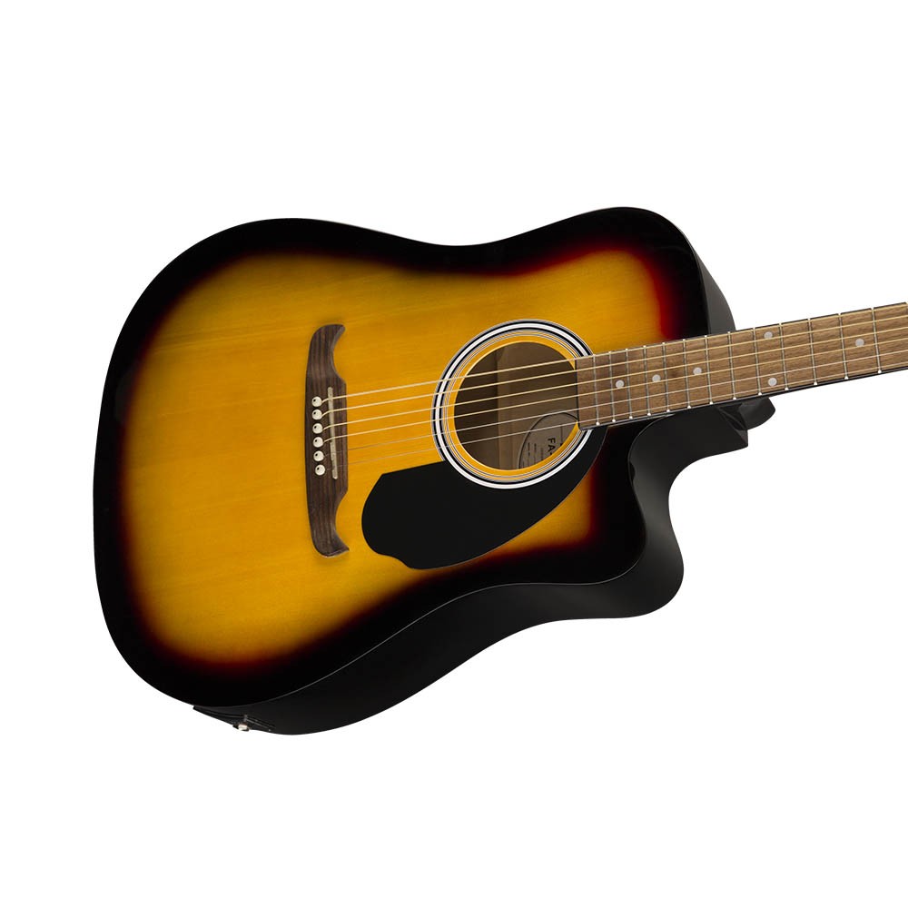 Электроакустическая гитара Fender Dreadnought Acoustic Sunburst FA ...