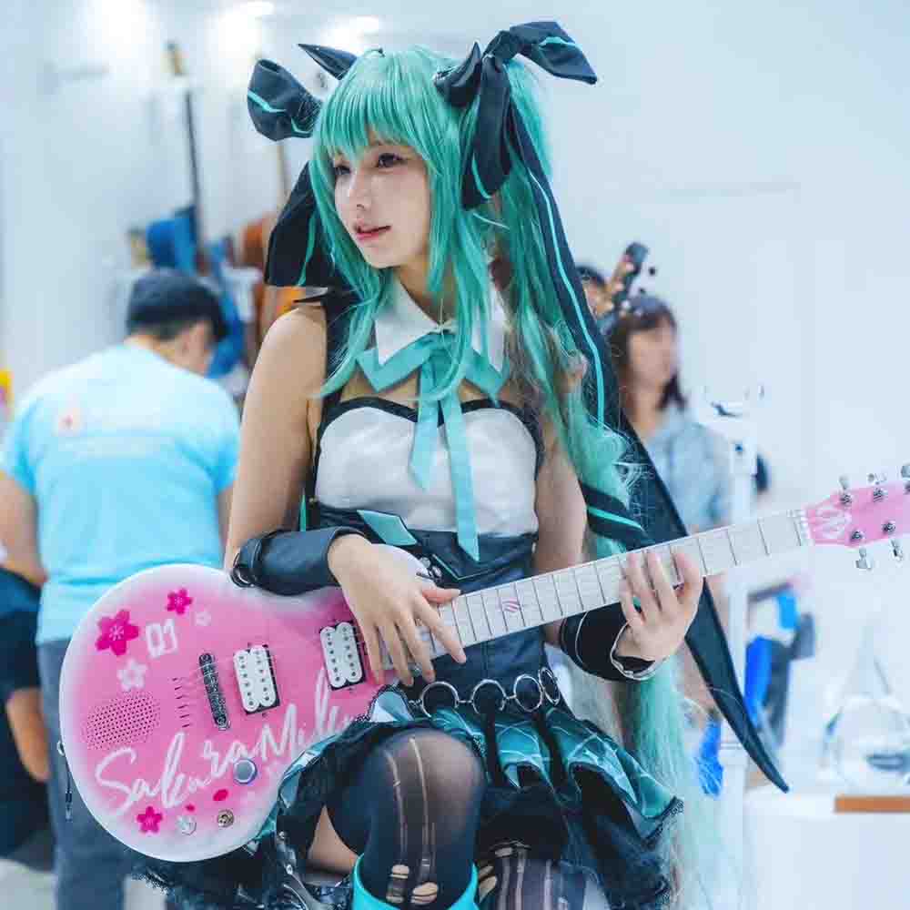 Смарт электрогитара Enya NOVA GO SONIC/ HATSUNE MIKU/BL