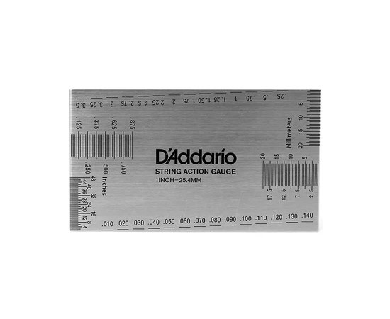 Инструмент измерения высоты струн D'Addario String Height Gauge (арт.PW ...
